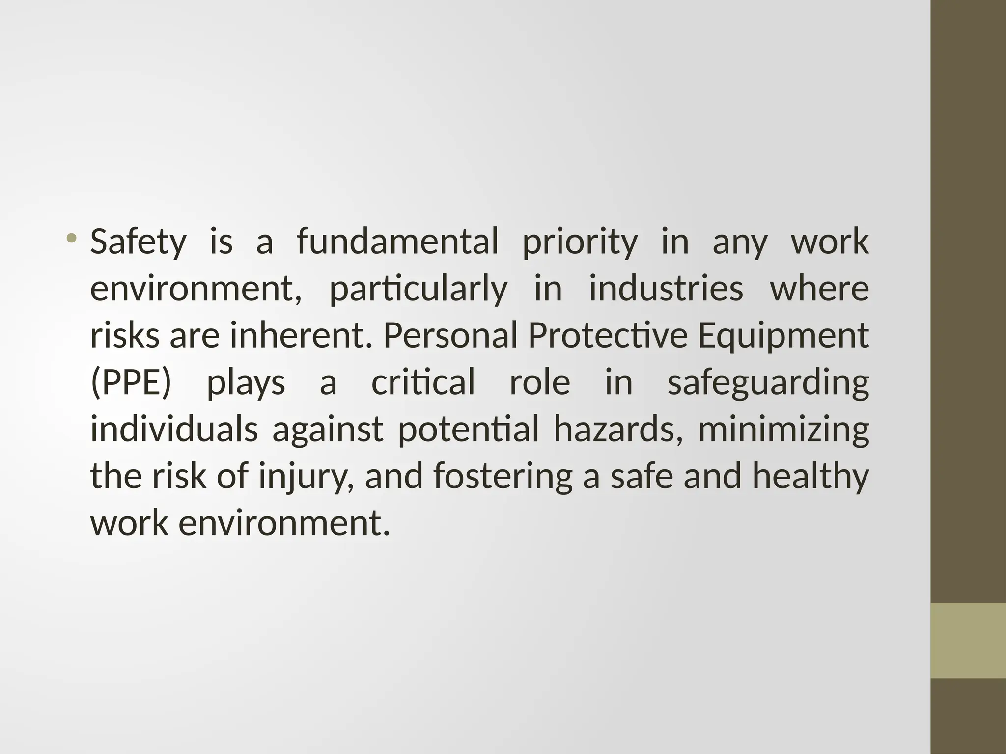 US Standard Products- Stay Safe : How Personal Protective Equipment ...