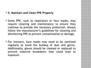 US Standard Products – How to Use PPE to Promote Safety & Prevent ...