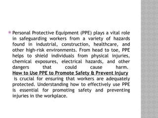 US Standard Products – How to Use PPE to Promote Safety & Prevent ...