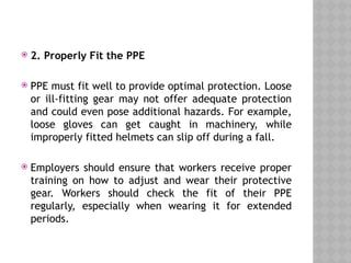 US Standard Products – How to Use PPE to Promote Safety & Prevent Injury: Role of Safety ...
