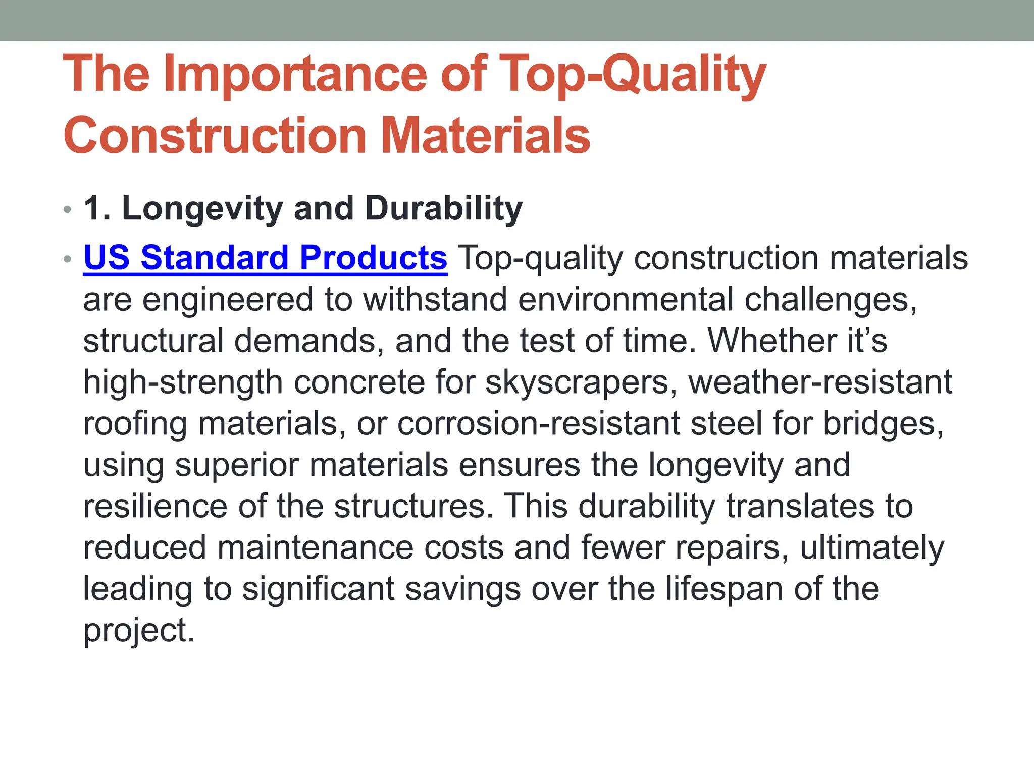 US Standard Products — Top-Quality Materials & Safety Gear for a ...