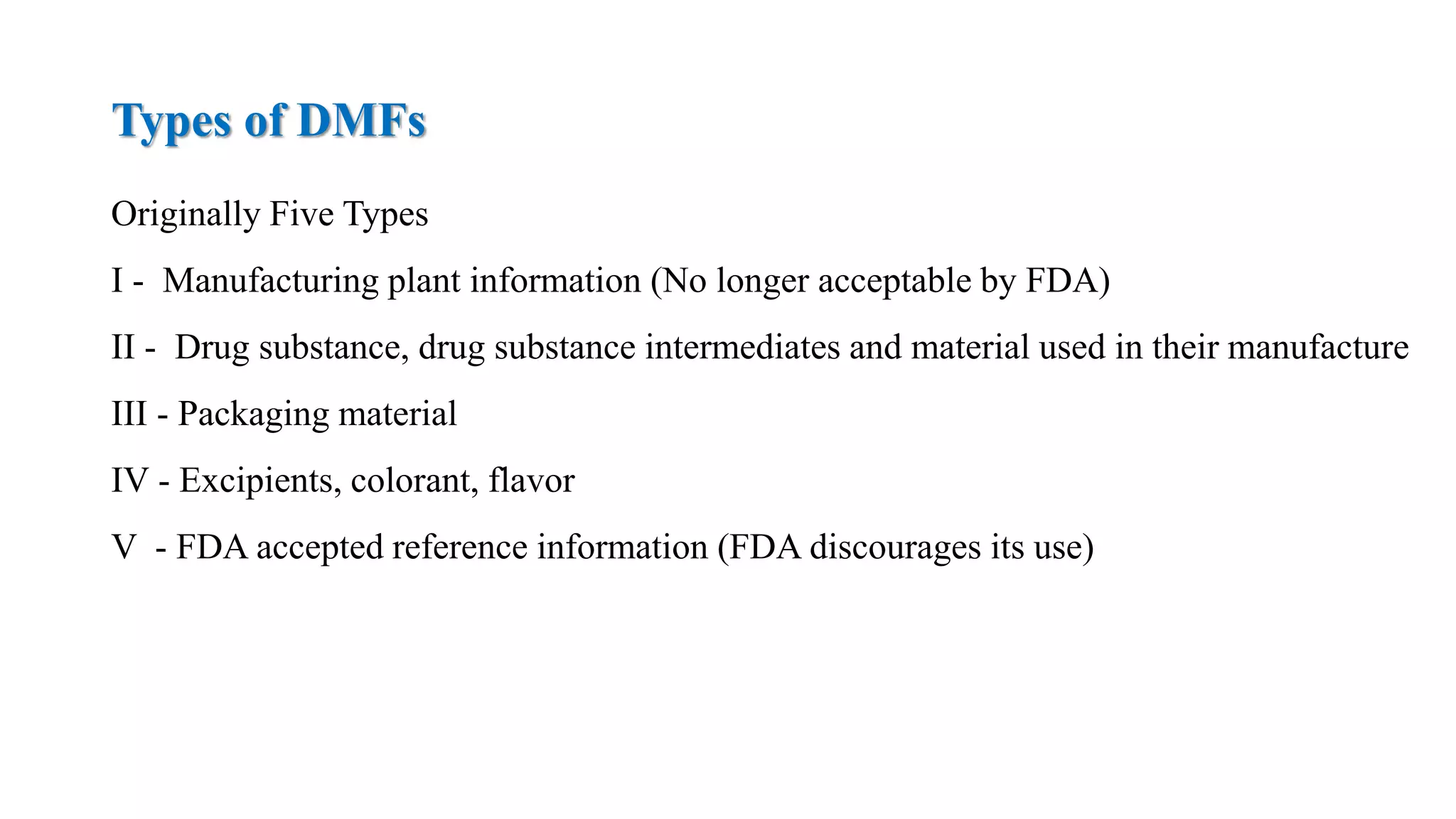 US FDA Regulatory Submissions | PPTX