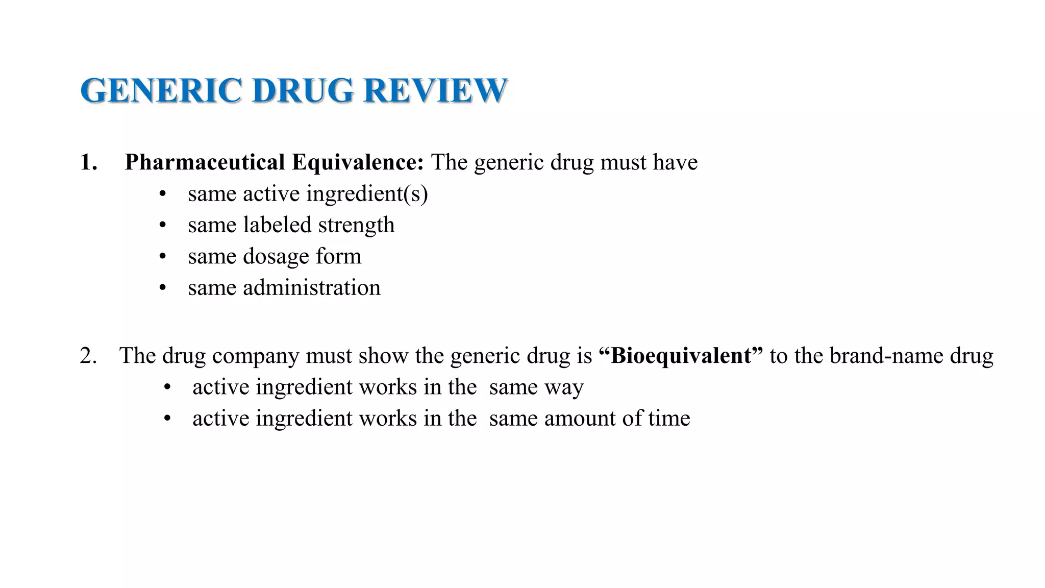 US FDA Regulatory Submissions | PPTX