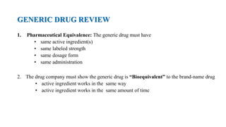US FDA Regulatory Submissions | PPTX