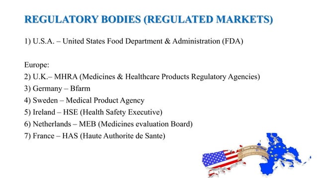 US FDA Regulatory Submissions | PPTX