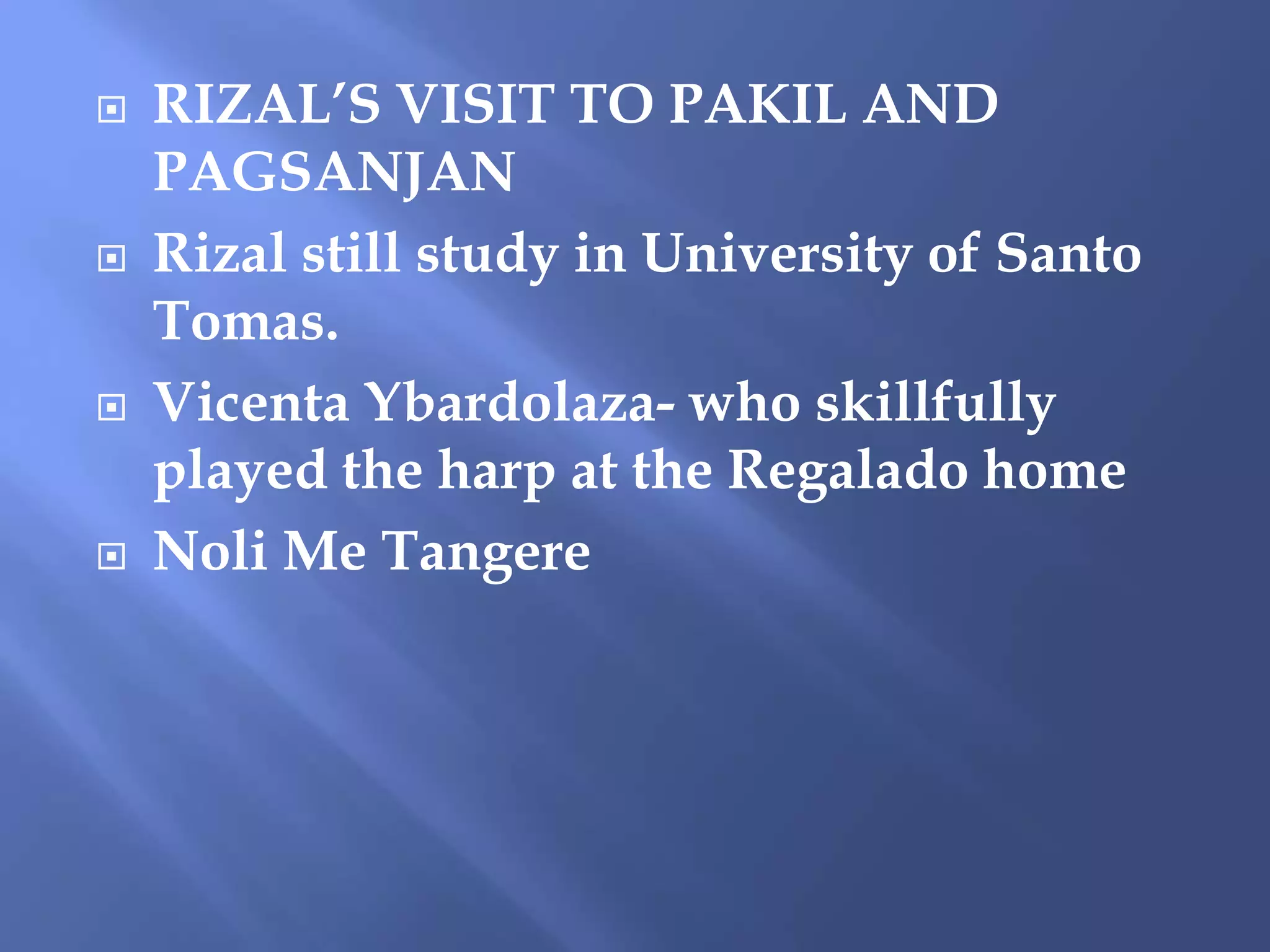 Jose Rizal in UST | PPTX