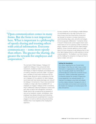 The Talent Dialogue | PDF