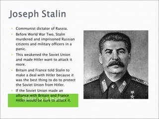 Joseph Stalin Ww2 Timeline