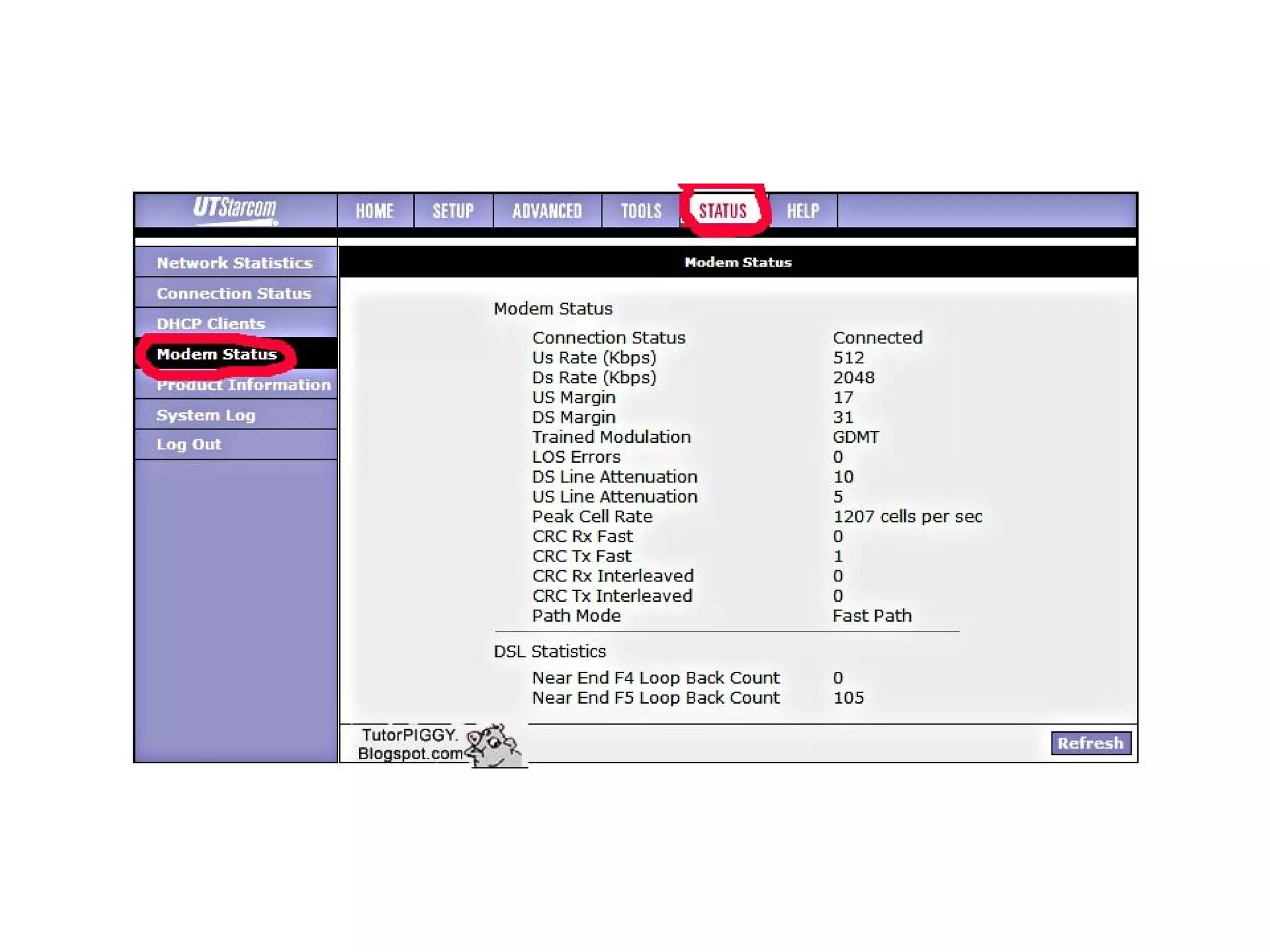ADSL MODEM UT-300R2 configuration | PPT