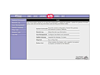 ADSL MODEM UT-300R2 configuration | PPT