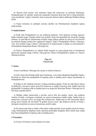 Ustav bosne i_hercegovine_bos | PDF