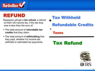US Tax Calculations | KEY | Personal Taxes | Personal Finance