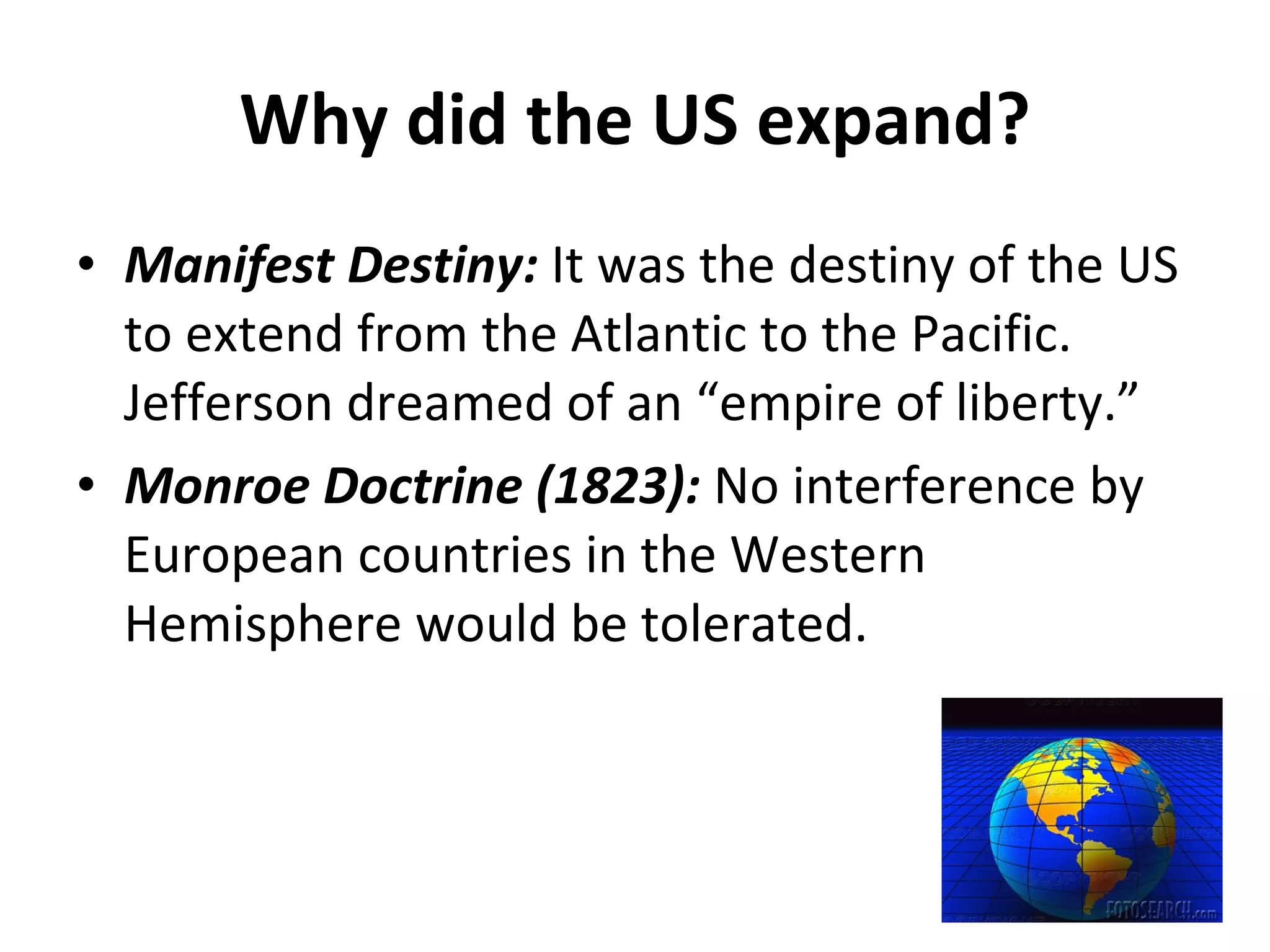 Us Territorial Expansion | PPT