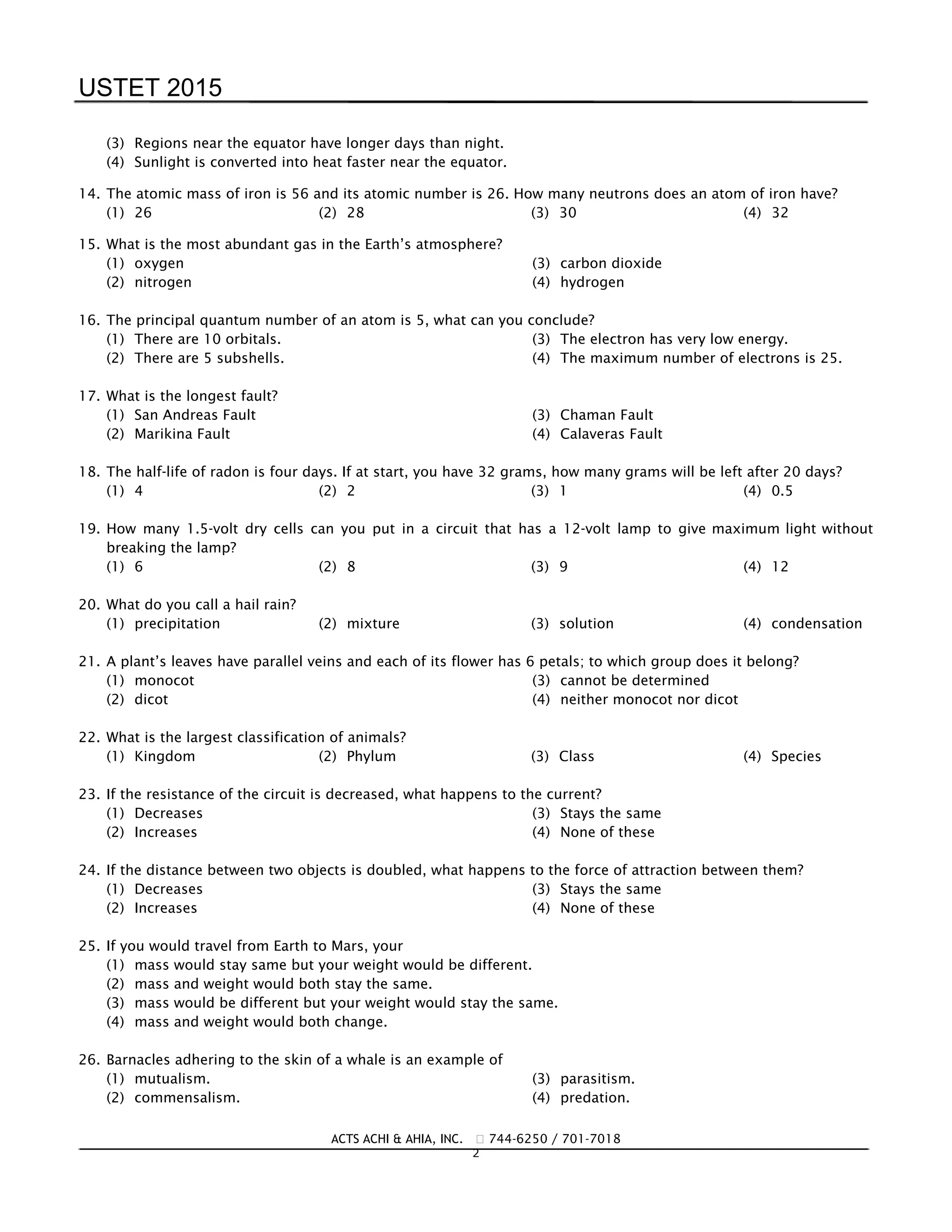 [USTET 2015] SCIENCE PROFICIENCY for .pdf