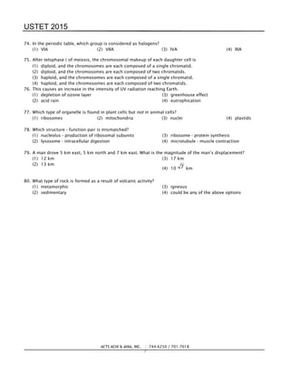 [USTET 2015] SCIENCE PROFICIENCY for .pdf