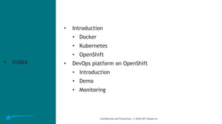 Plataforma DevOps en OpenShift | PDF | Cloud Computing | Internet