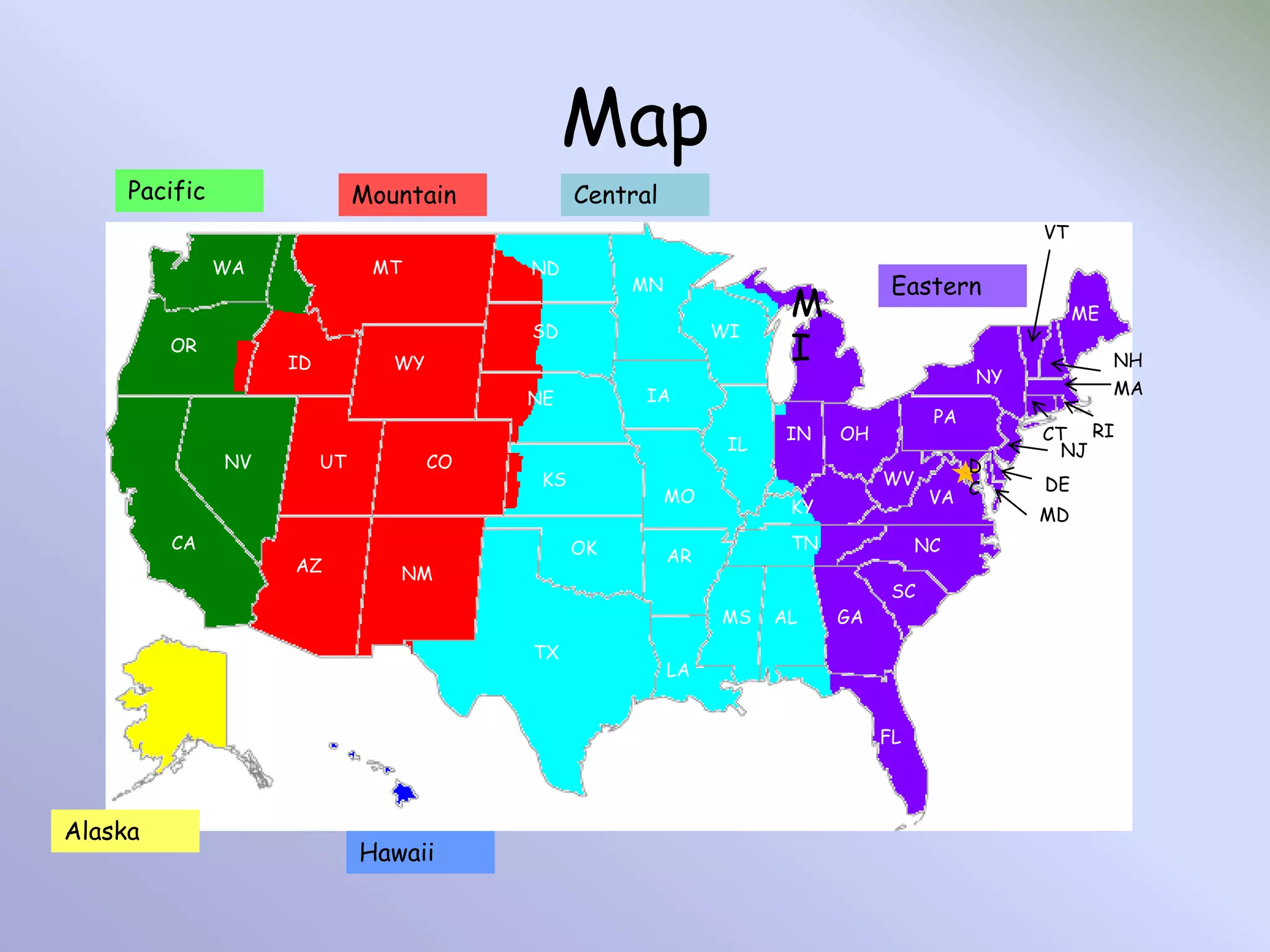Learning US Time Zones | PPTX