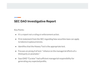 Us Tokens and Regulation | PPT