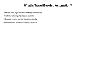 How U.S. Tour Operators Automate Bookings for Growth | PDF
