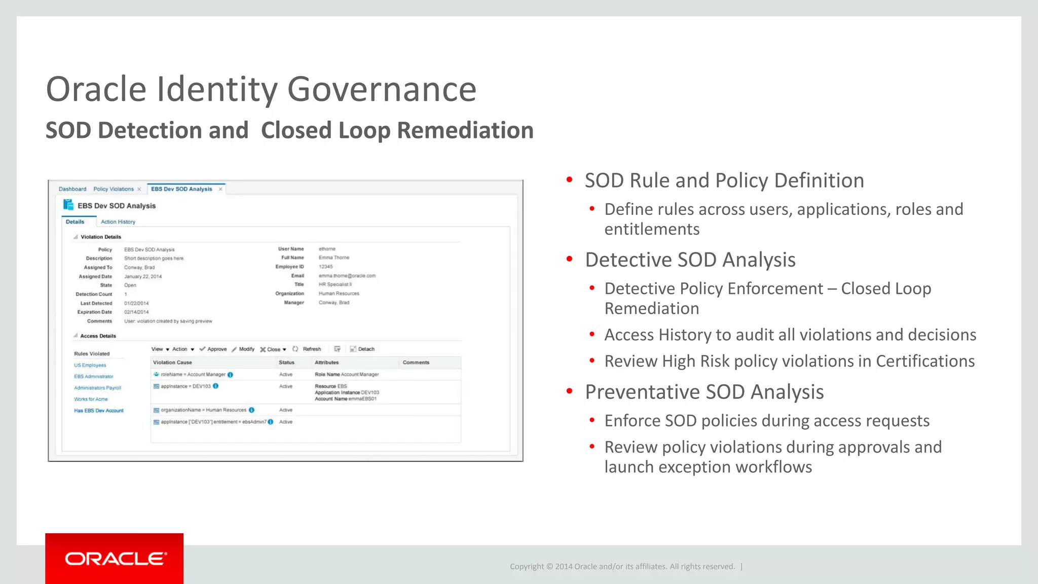 Oracle Identity & Access Management | PDF