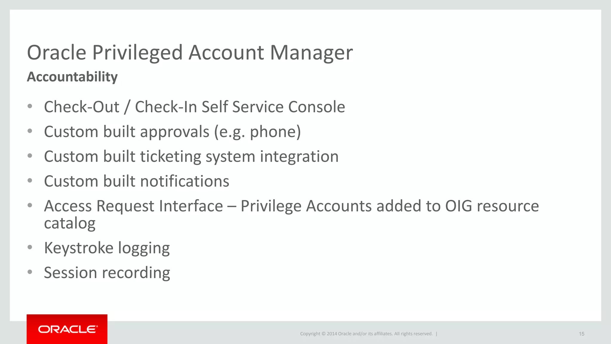 Oracle Identity & Access Management | PDF