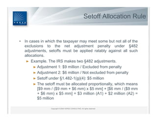 U.S. Transfer Pricing Penalty Regime Summary | PDF