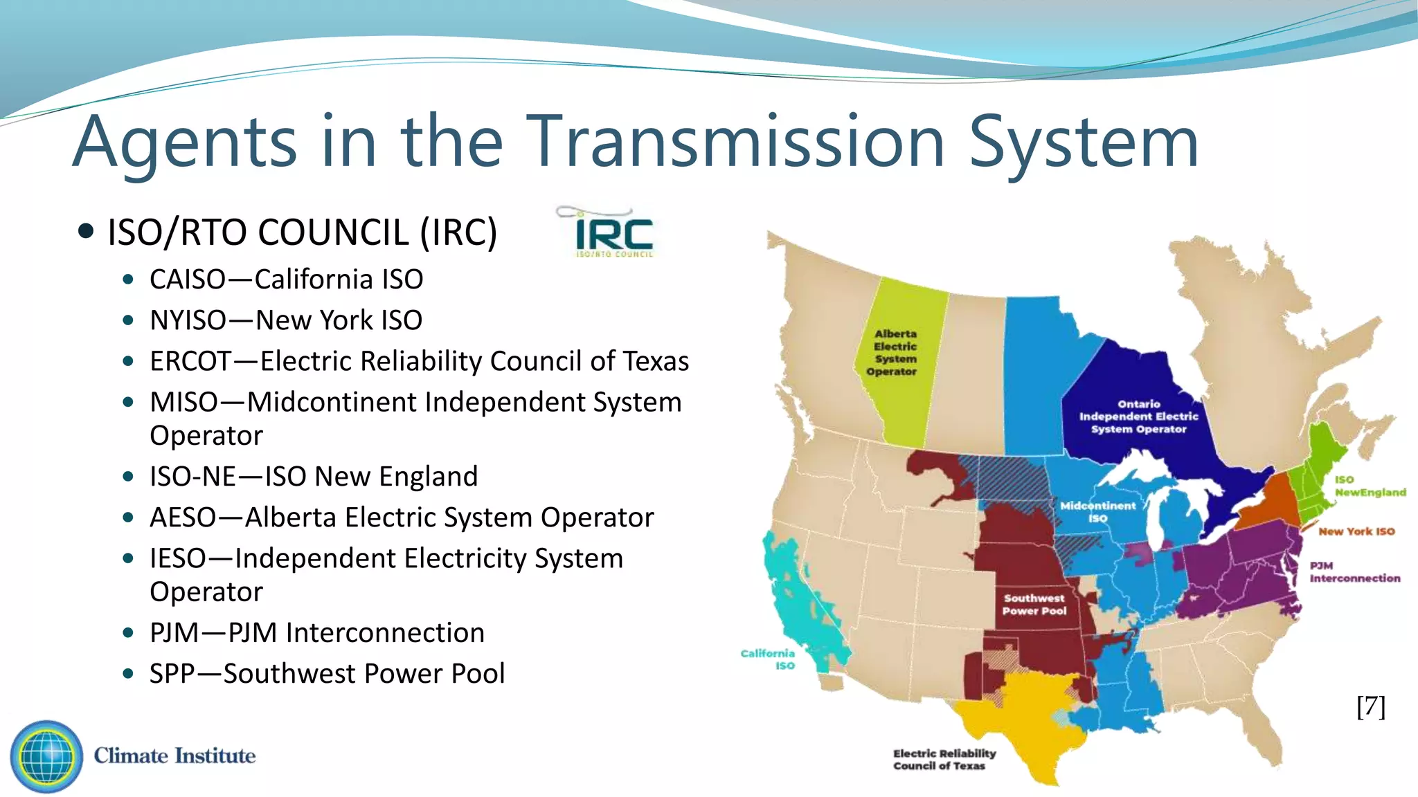 USA Transmission System - Climate Institute | PPTX