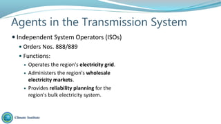 USA Transmission System - Climate Institute | PPTX