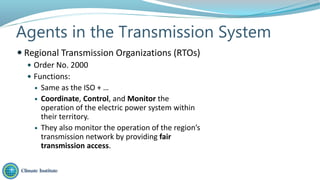 USA Transmission System - Climate Institute | PPTX