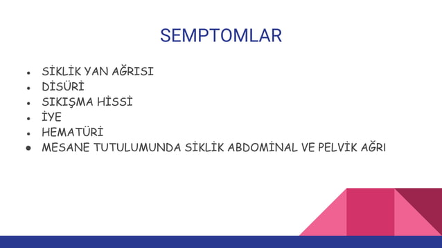 Ust uriner sistem patofizyolojisi | PPT