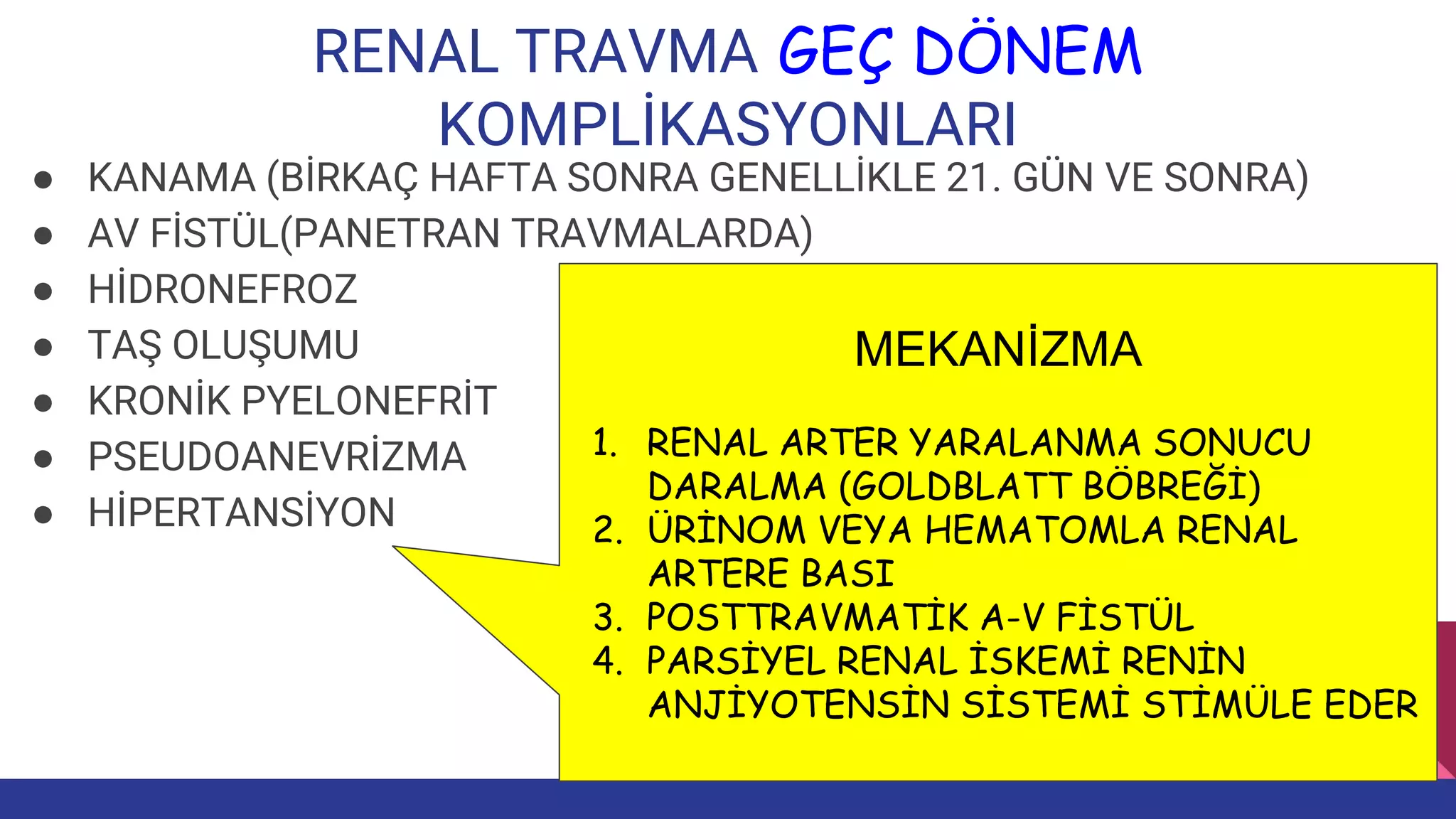 Ust uriner sistem travmalari | PPTX