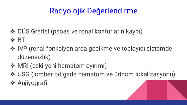 Ust uriner sistem travmalari | PPTX
