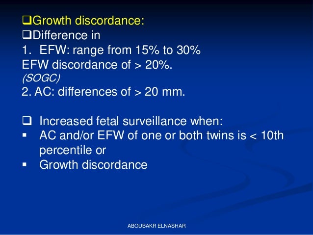 Ultrasonography of twin pregnancy SOGC GUIDELINE