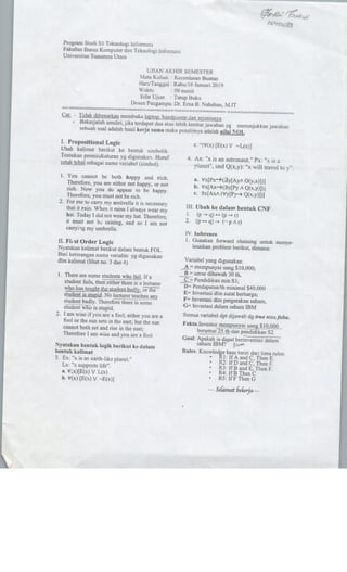 Soal UAS USU 2019 - Kecerdasan Buatan.pdf