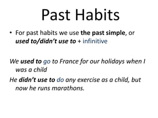 Usually and used to | PPTX