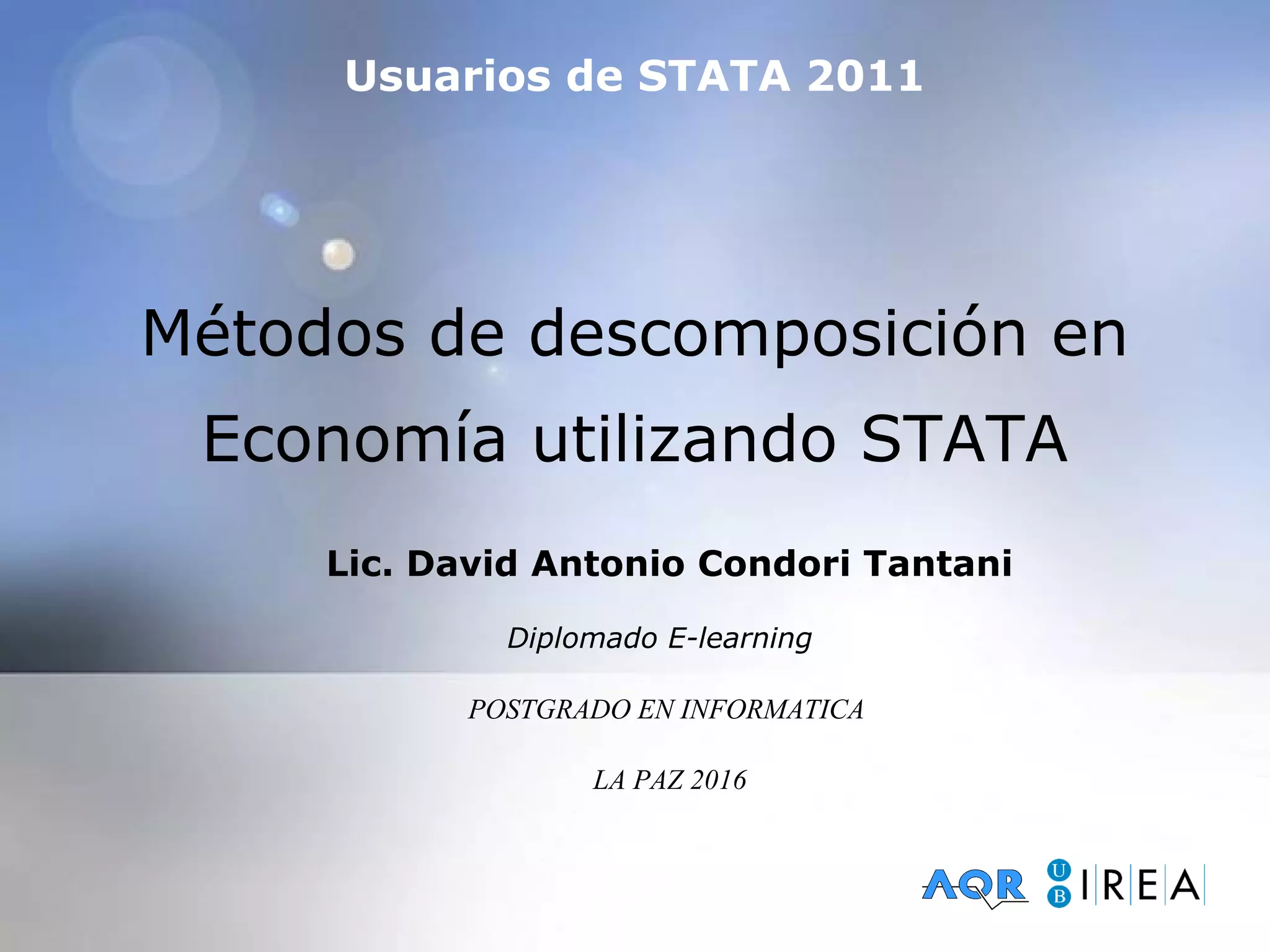 Usuario stata | PPT