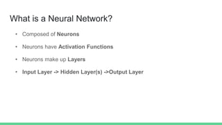 Introduction to Deep Learning | PPT