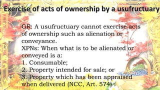 Usufruct | PPTX