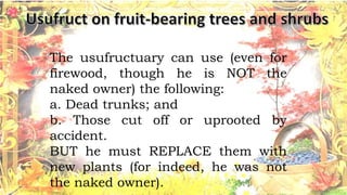 Usufruct | PPTX