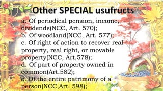 Usufruct | PPTX