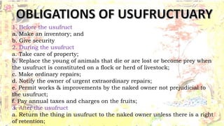 Usufruct | PPTX