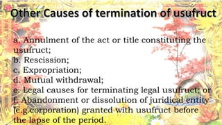 Usufruct | PPTX