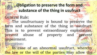 Usufruct | PPTX