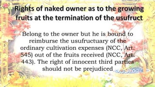 Usufruct | PPTX