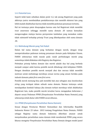Proposal Perubahan Kebijakan Pedomain Penamaan DTD .ID