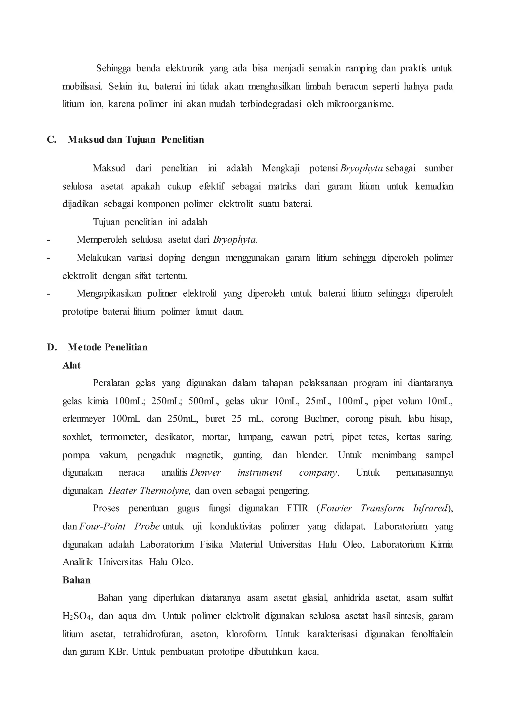 Usulan proposal penelitian | DOCX