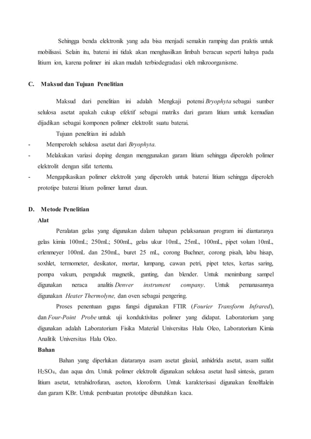 Usulan proposal penelitian | PDF