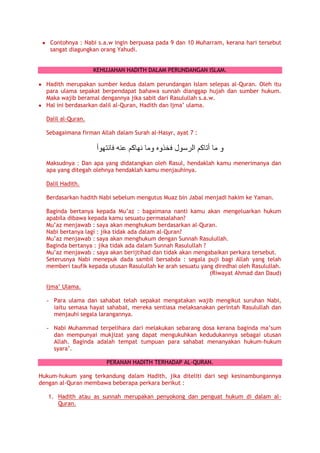 Usul fiqh, hadith. | PDF