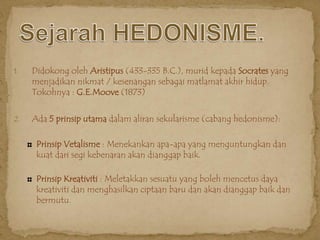 Usuluddin - Hedonisme | PPTX