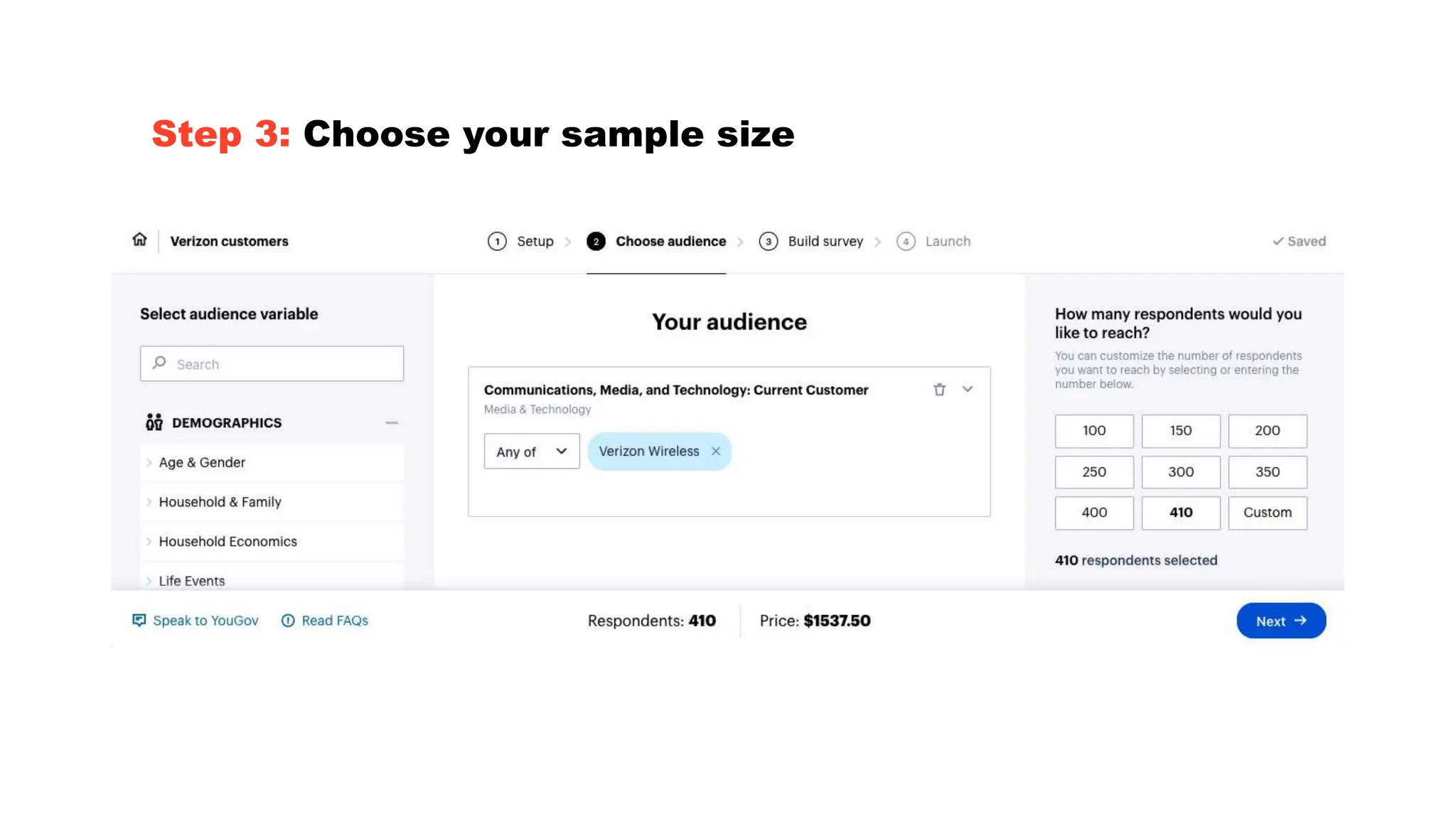 YouGov Self-serve: How to survey Verizon customers | PPTX